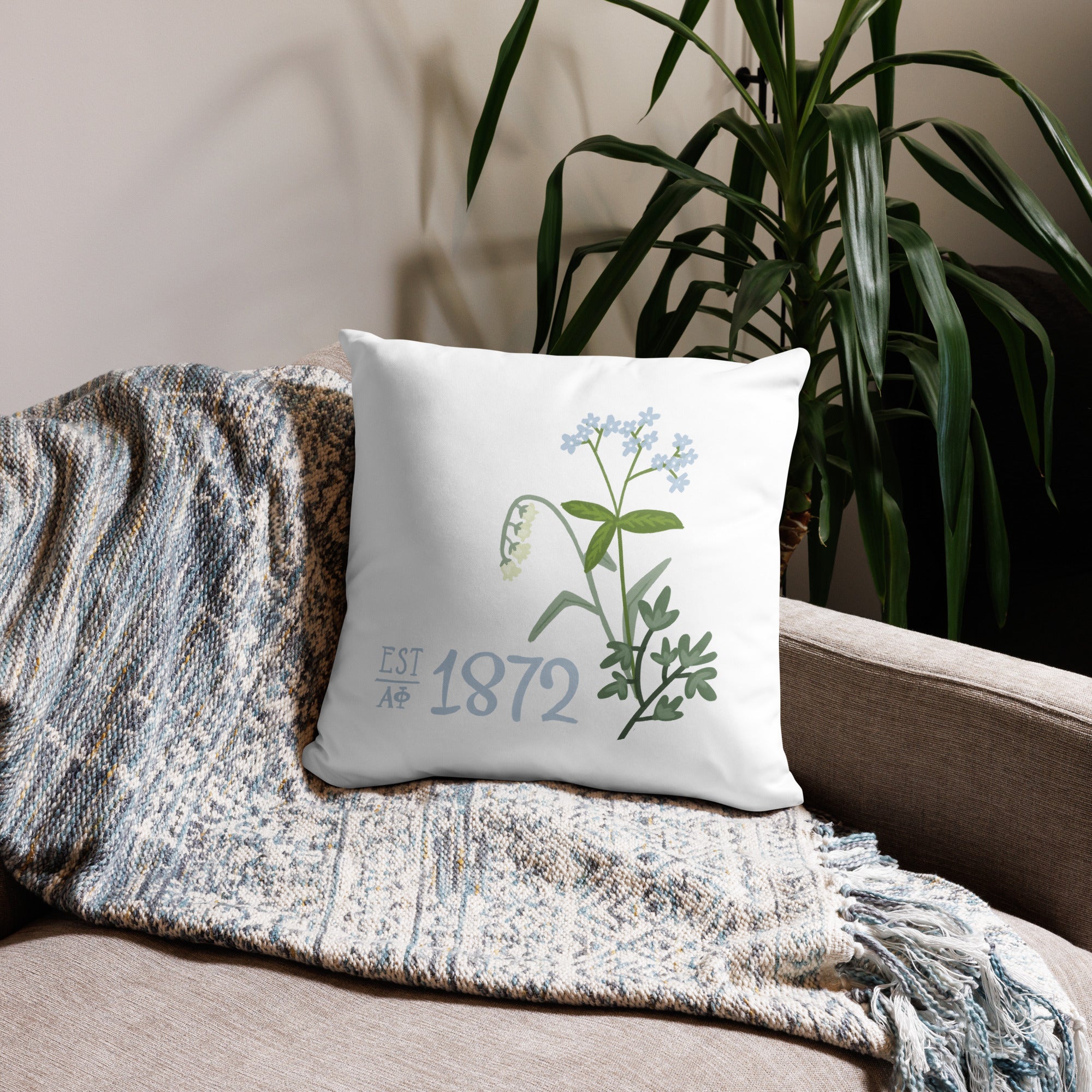 Alpha Phi 1872 Reversible Pillow – GreekHappy